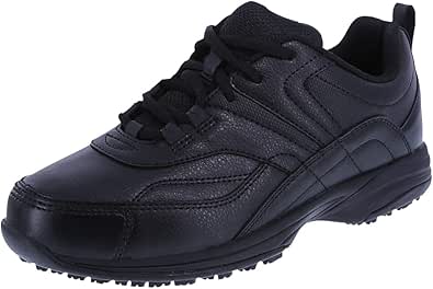 safeTstep Slip Resistant Women's Black Women's Athena Sneaker 7 Regular ...