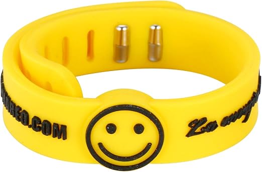 Stop Dizziness and Nausea, Anti-Dizziness Bracelet. (L, Black) (Yellow ...