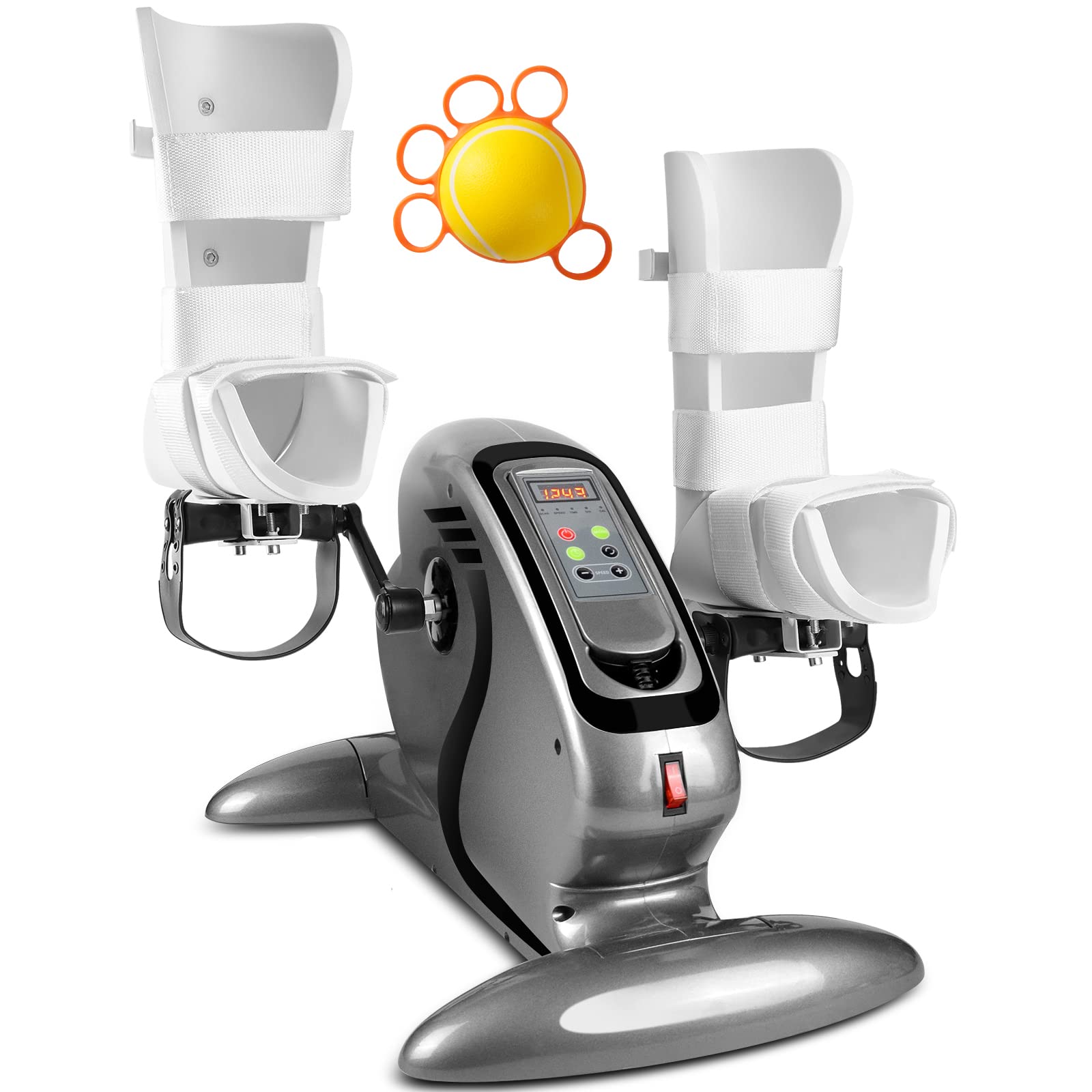 DQGM Motorized Pedal Exerciser, Electric Pedal Exerciser for Arm and ...