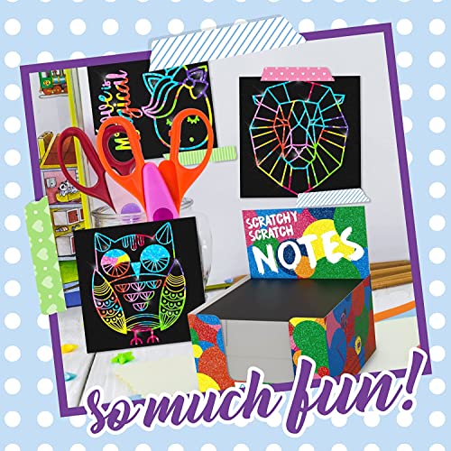 Scratchy Scratch Notes PURPLE LADYBUG Rainbow Scratch Art Kit - 79 ...
