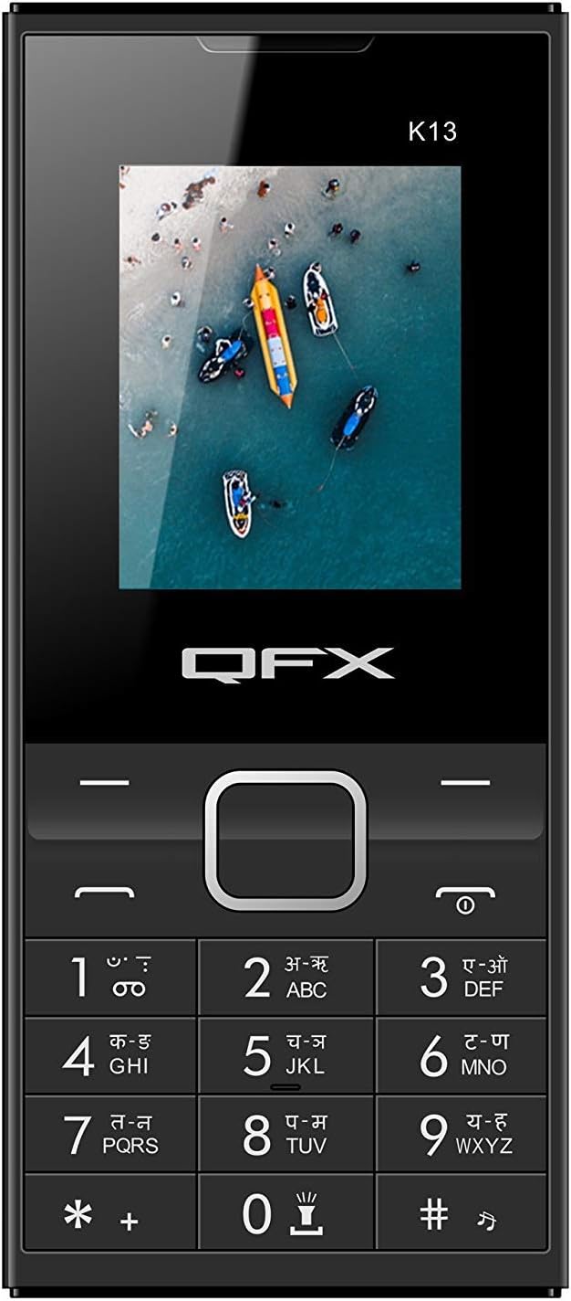 [Apply 35% off coupon] QFX K13 (Black, Dual SIM) mobile - Delsheaven