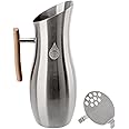 Amazon.com: Invigorated Water Stainless Steel Pitcher with Lid - Metal ...