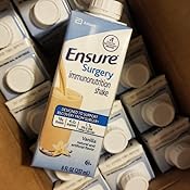Amazon.com: Ensure Surgery Immunonutrition Shake, Vanilla, 8 fl oz, 15 ...