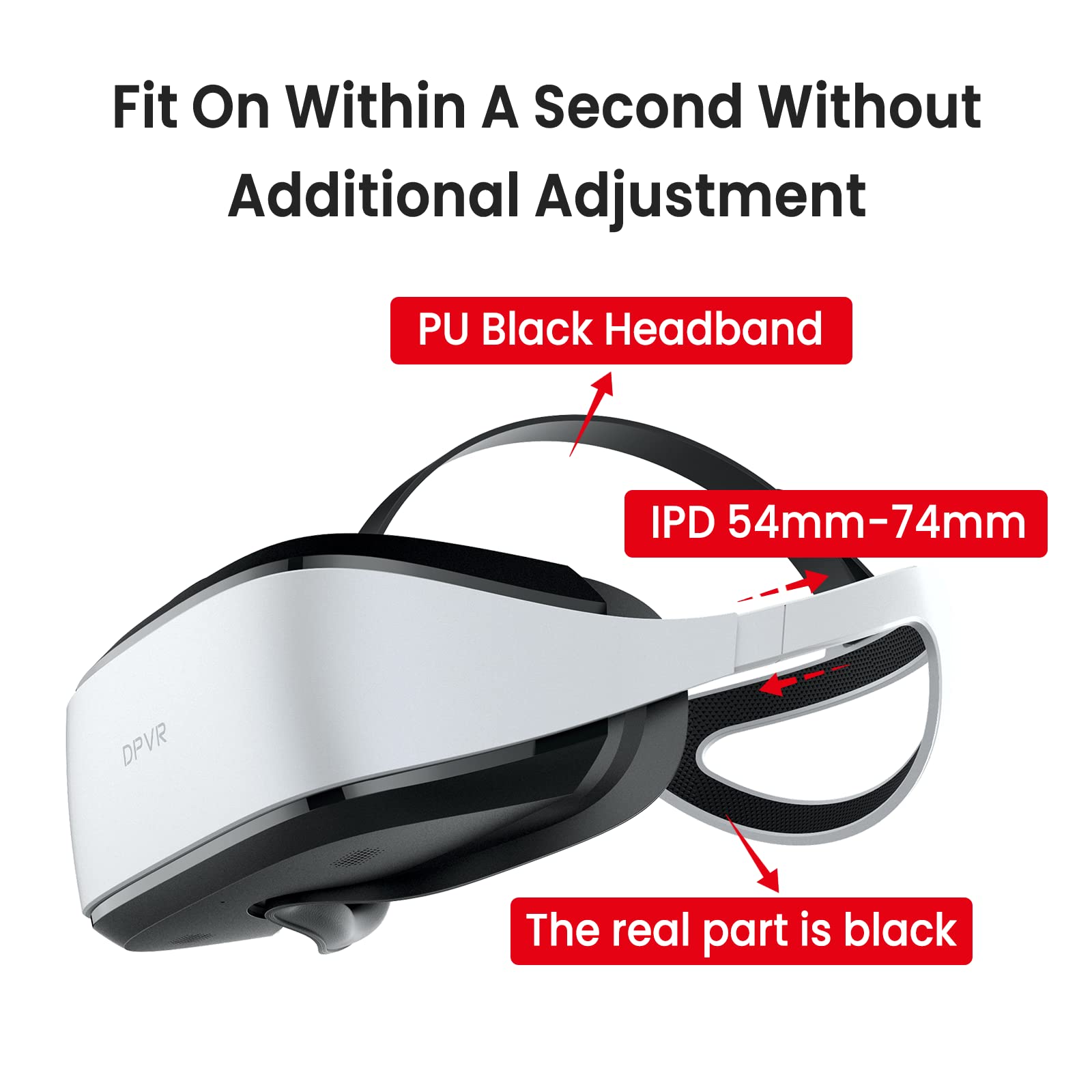 Mua DPVR E3 Series PC Tethered VR Headset (E3-C Hardband) trên Amazon ...