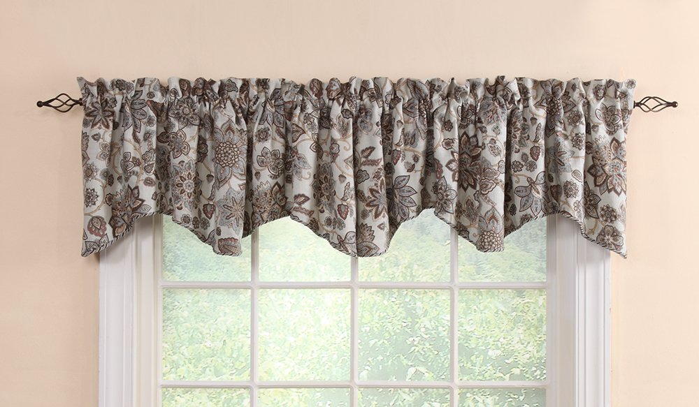 Stylemaster Twill and Birch Cassidy Lined Scalloped Valance with ...