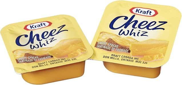 Cheez Whiz Original, 18G Packets, 200 Count: Amazon.ca: Grocery