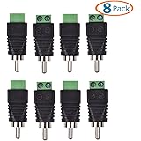 Amazon.com: Speaker Wire To RCA Adaptor For High-Level Signal Connection To Amp: MP3 Players ...