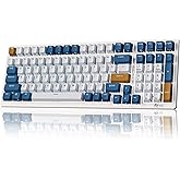 Amazon.com: AULA F108 Wireless Mechanical Keyboard, BT5.0/USB-C/2.4GHz Hot Swappable Custom ...