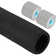 PATIKIL 2"(51mm) ID x 6Ft Pipe Insulation Foam Tube, Pipe Cover Wrap ...