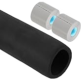 PATIKIL 2" (51mm) ID x 6Ft x 0.35" Pipe Insulation Foam Tube, Pipe ...