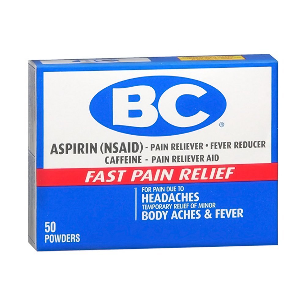 Amazon.com: BC Arthritis Formula Pain Reliever Fever Reducer Powder, 50 ...