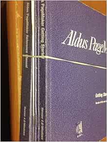 5 Volume Set of Aldus PageMaker Version 4.0 for use with Microsoft Windows: Getting Started ...