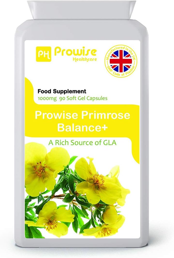 Amazon.com: Evening Primrose Oil 1000mg 90 Capsules - Supports Balanced ...