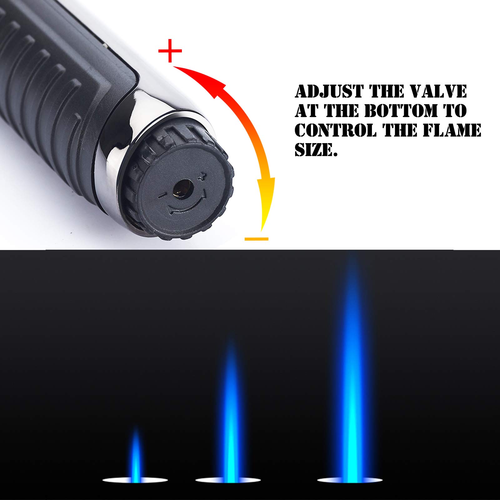 Mua Yeuligo Torch Lighters, 7.6in Long Butane Lighter with Visible ...