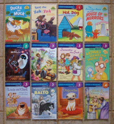 Set of 12 Step Into Reading Books Levels 1-4 (Duck in Muck/See the Yak ...