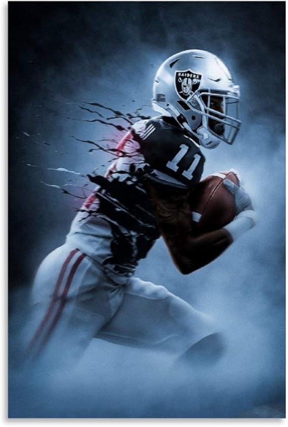 QWSDE Las Vegas Raiders Henry Ruggs III Sports Poster Poster Decorative ...