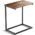 Amazon.com: Pipishell C Shaped End Table 27 inches High, Side Table for Couch Slide Under, C ...