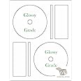 Amazon.com : 200 Gloss Compatible Memorex Full Face CD/DVD Labels ...