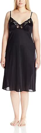 Vassarette Women's Signature Lace Full Figure Anti-Static Full Slip ...
