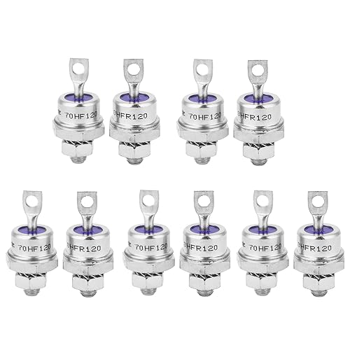 Diode 5 Pairs 70HFR120/70HF120 Rectifier Diode Spiral Chassis Stud ...