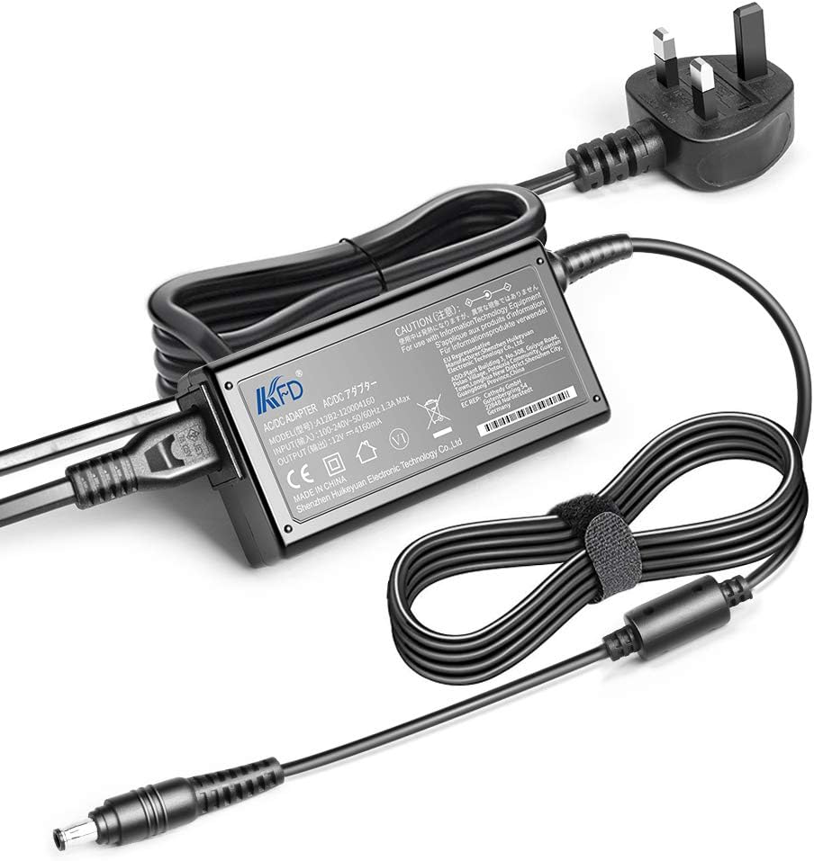 KFD 12V 4A Power Supply Cable UK Plug Charger for Humax HDR-1100S 500G ...