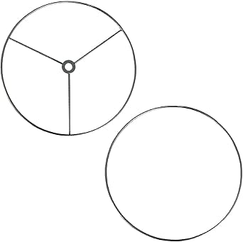 I Like That Lamp Wire Lamp Shade Rings with US Style Spider Fitter (12 ...