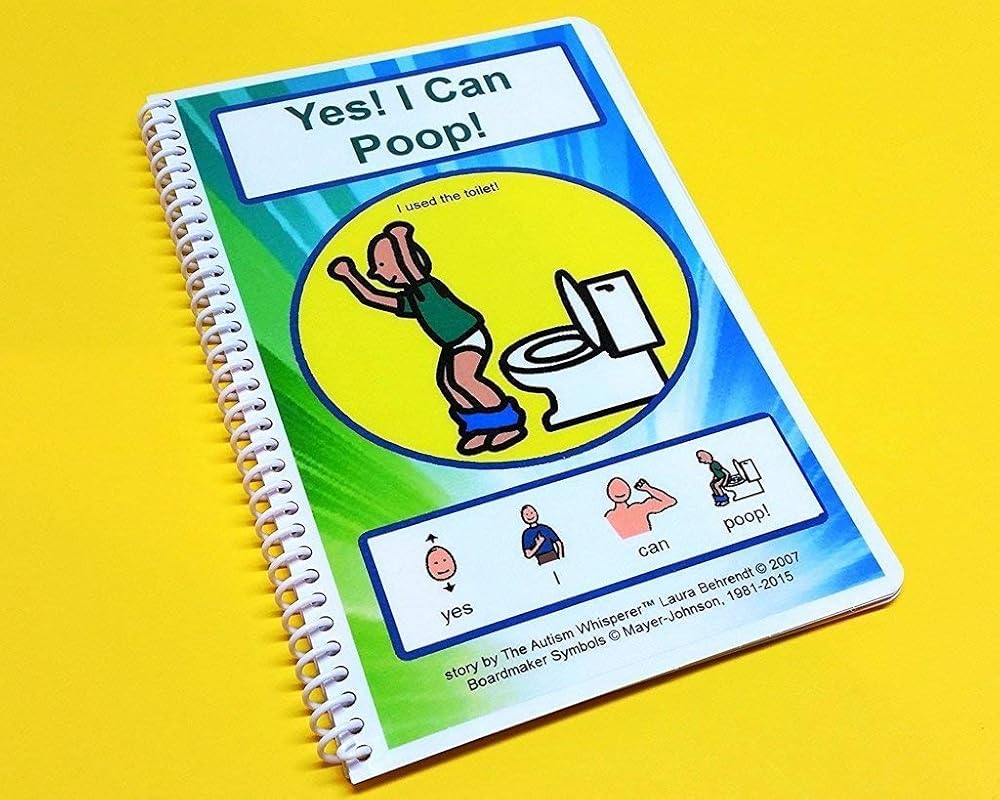 Amazon.com: Yes I Can Poop - PECS Autism Social Story - Visual Aid ...