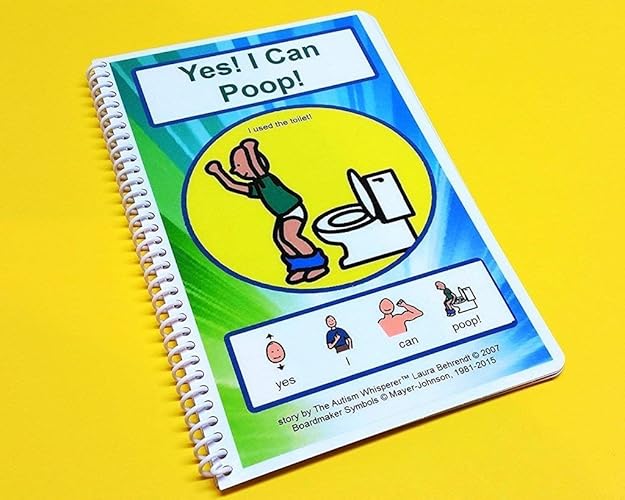 Amazon.com: Yes I Can Poop - PECS Autism Social Story - Visual Aid ...