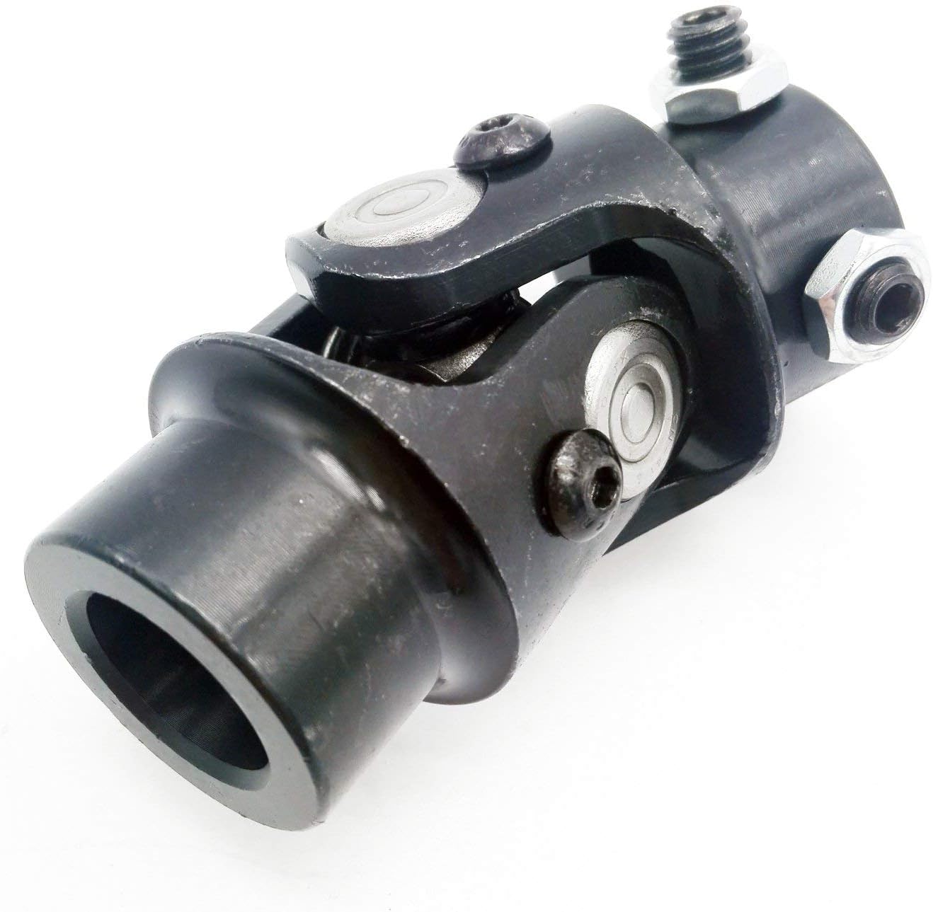 Universal Steering Shaft U Joint 9 16 26 X 3 4 DD Black Steel