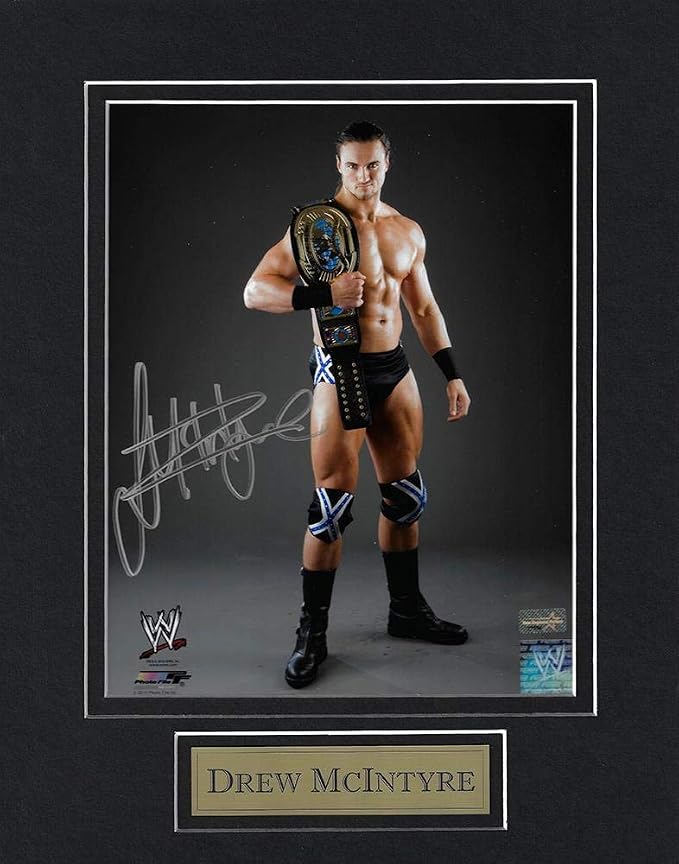 Drew McIntyre Autograph Photo WWE 11×14 - Autographed Wrestling Cards ...