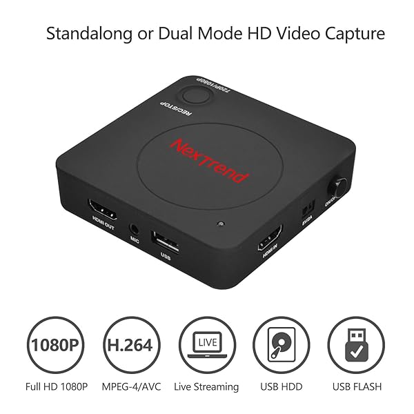 NexTrend HDMI Cloner Box Pro, HDMI Grabber Capture 1080P HDMI Videos ...