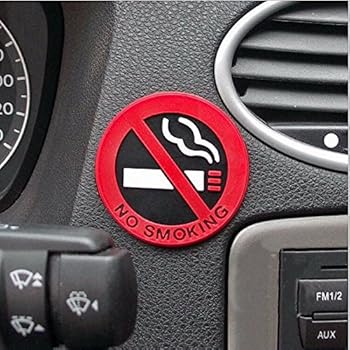 Amazon.com: No Smoking Sign sticker decal 4" x 4": Automotive