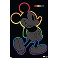 Amazon.com: Trends International Disney Mickey Mouse - Rainbow Outline ...