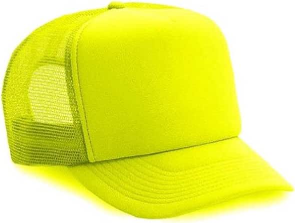Neon Mesh Trucker Hat Cap (Neon Yellow): Amazon.ca: Clothing & Accessories