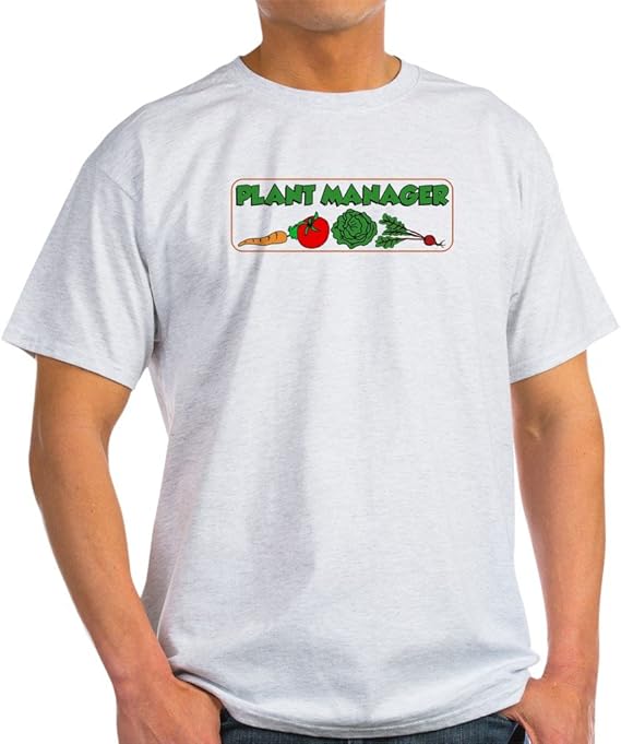 Amazon.com: CafePress Plant Manager Gardening 100% Cotton T-Shirt ...