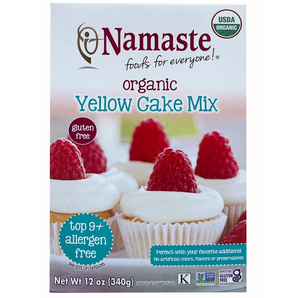 Namaste Foods Organic Gluten Free Yellow Cake Mix, 12 Ounce – Allergen Free for sale | North Las ...
