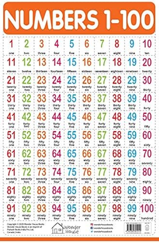 Numbers 1-100 - My First Early Learning Wall Chart: For Preschool ...