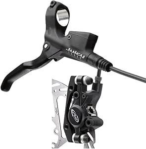 Amazon.com : Avid Juicy 3 160mm Rear Disc Brake w/Rt Hand Lever Blk ...