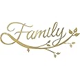 Amazon.com: Riverside Designs Family Cursive Word Metal Sign Wall Decor ...