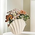 Amazon.com: Seashell Vase, Shell Shaped Vases for Living Room Decor, Modern Home Decor Vase ...