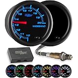 Amazon.com: GlowShift Black 7 Color Analog Needle Wideband Air / Fuel ...