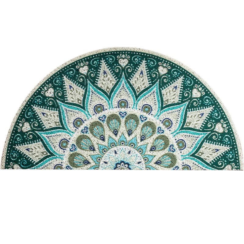 European Style Semicircle Shape Entrance Door Rug Shoes Scraper Mats ...
