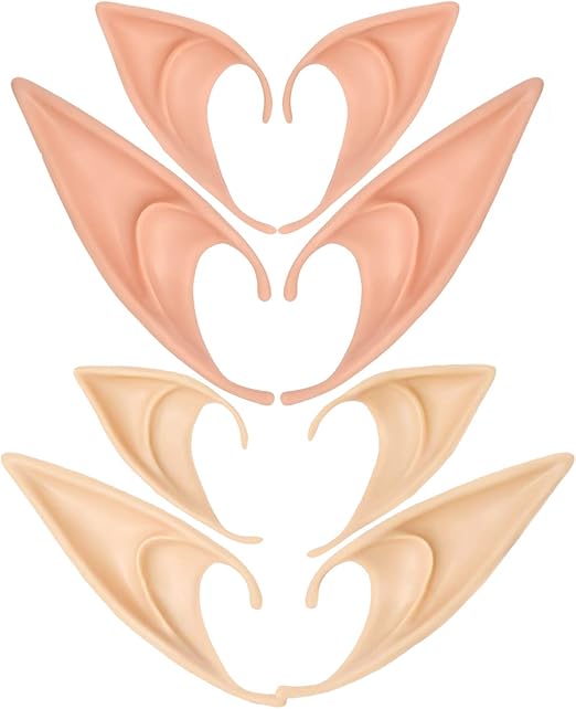 Unihoh Halloween Elf Ears, Cosplay Props, Party Fake Ear Accessories ...