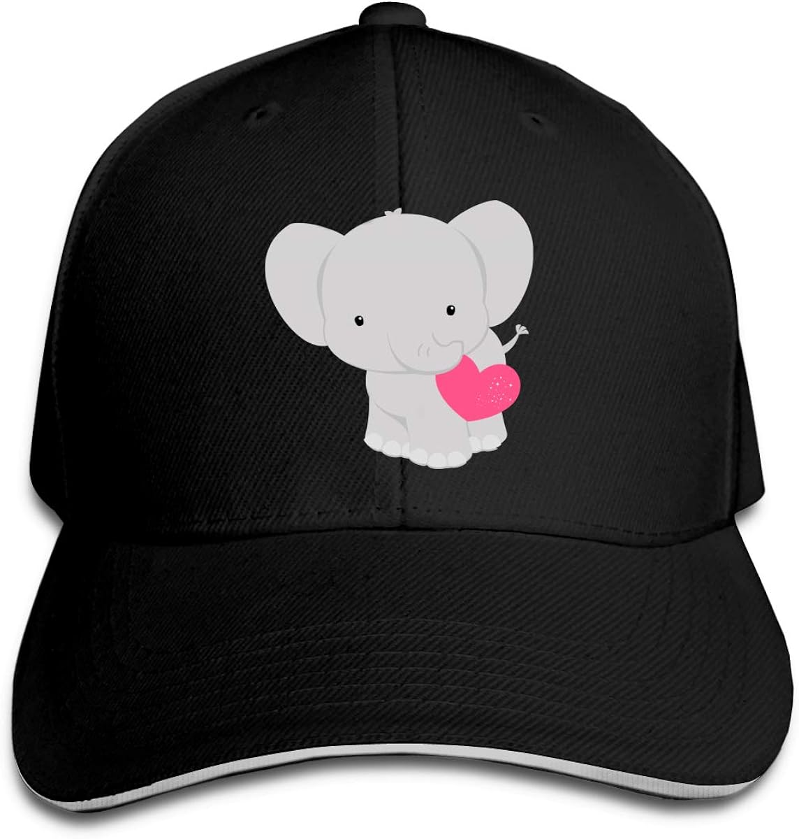 Zhgrong Elephant Heart Baby Love Baseball Cap Men Women - Classic ...