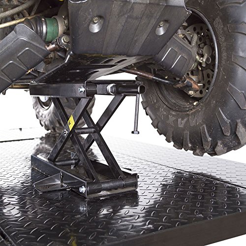 Black Widow ATV Lift Table with 4-Wheeler Center Jack - Want It All