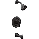 Moen T2193EPBL Align Posi-Temp Pressure Balancing Eco-Performance Modern Tub and Shower Trim Kit ...