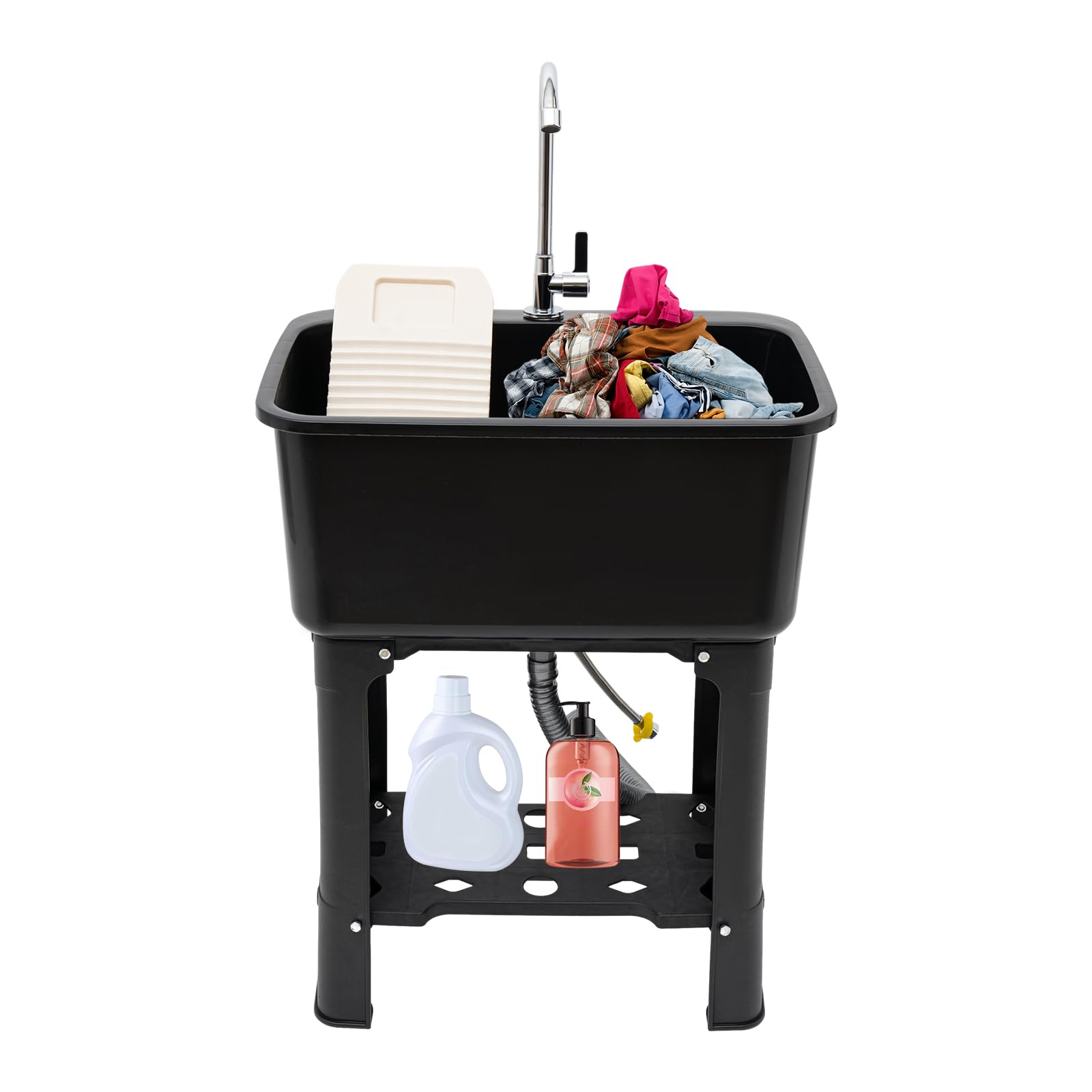 Home Laundry & Utility Sinks, Plastic Freestanding Washing Room Laundry ...