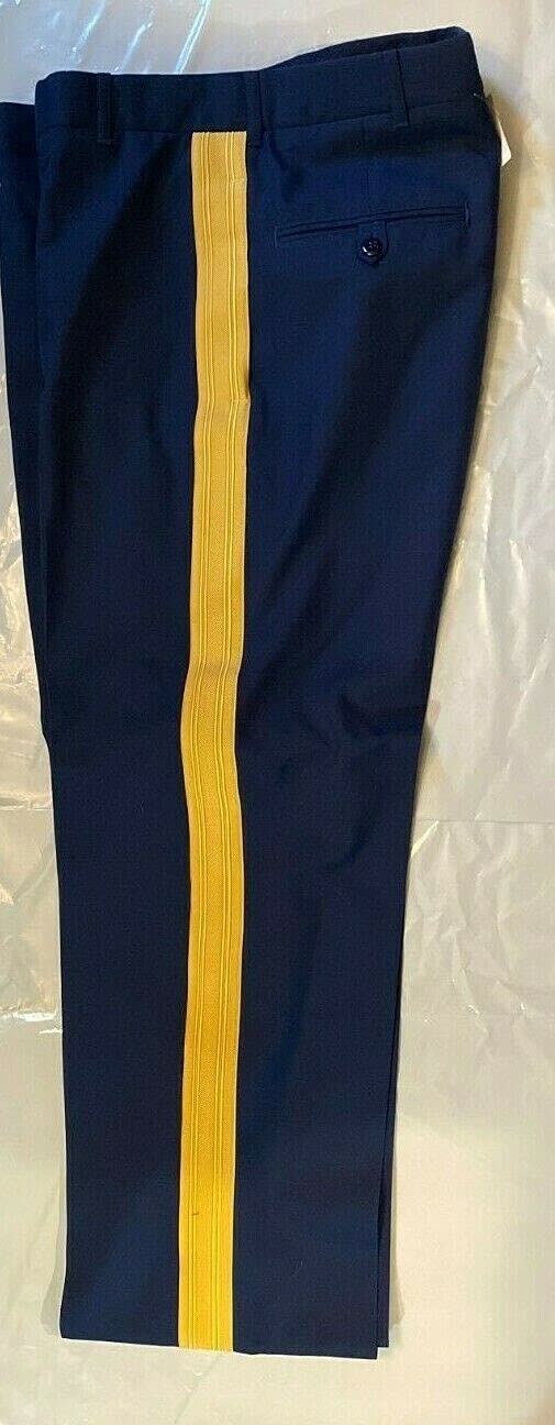 US Army Men's ASU C Dress Blues Service Uniform Braided Pants/Slacks ...