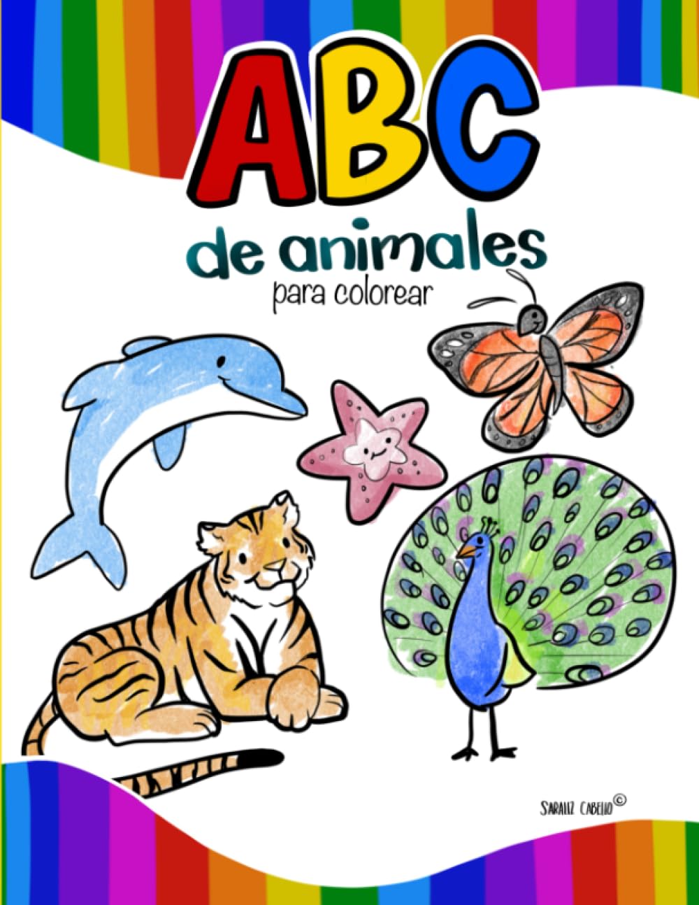 Mua ABC de animales - para colorear, Libro JUMBO en ESPAÑOL con trazado ...