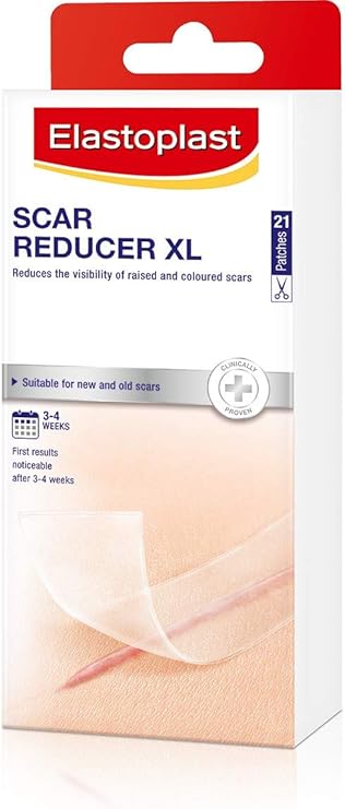 Elastoplast XL Scar Reducer Plasters (21 Pieces), Extra Large Scar ...